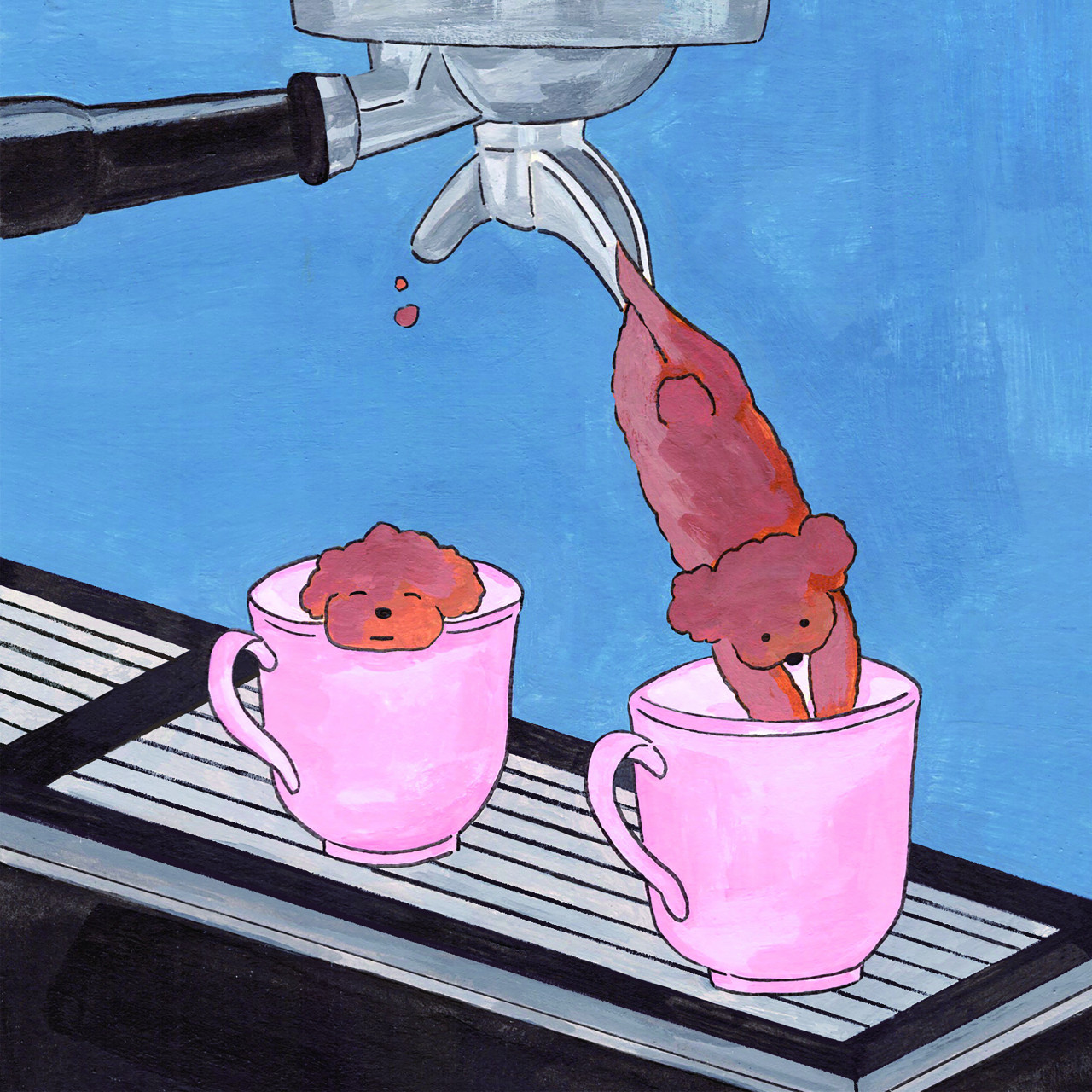 香港插畫及文創展 6 - Mosla punctulata 들깨풀